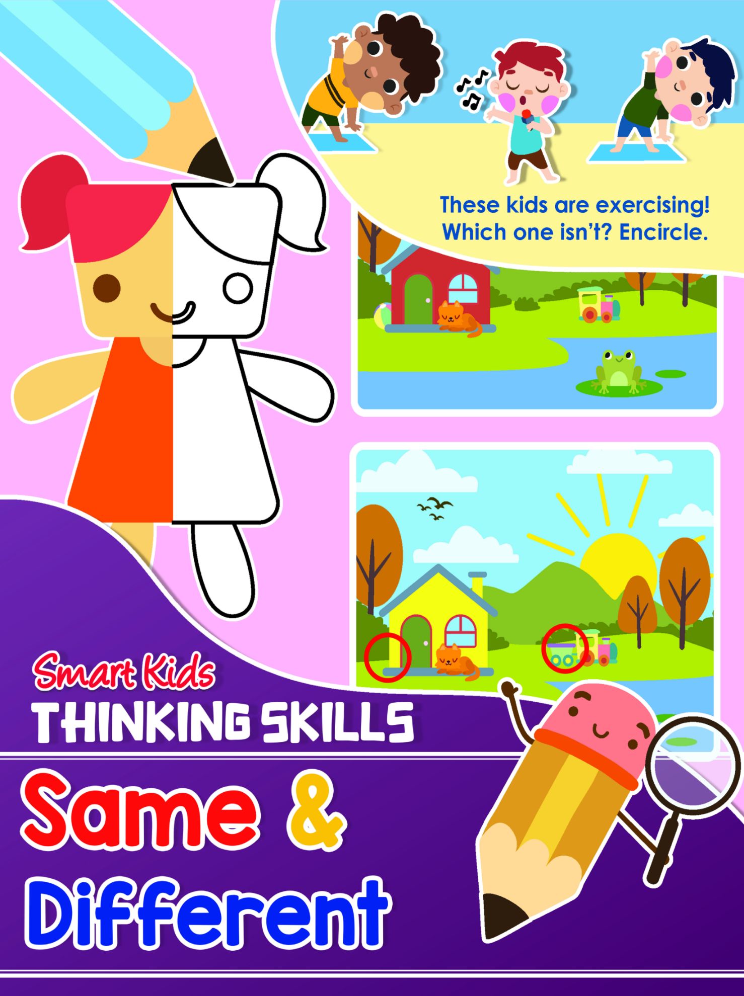Learning is Fun. SMART KIDS THINKING SKILLS-SAME & DIFFERENT