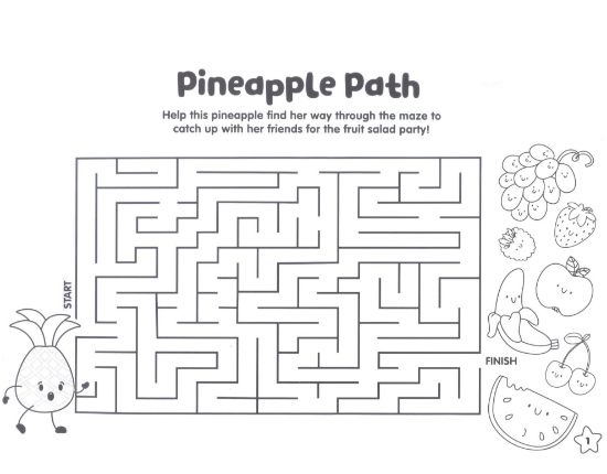 Learning is Fun. GIANT ACTIVITY PAD-KAWAII