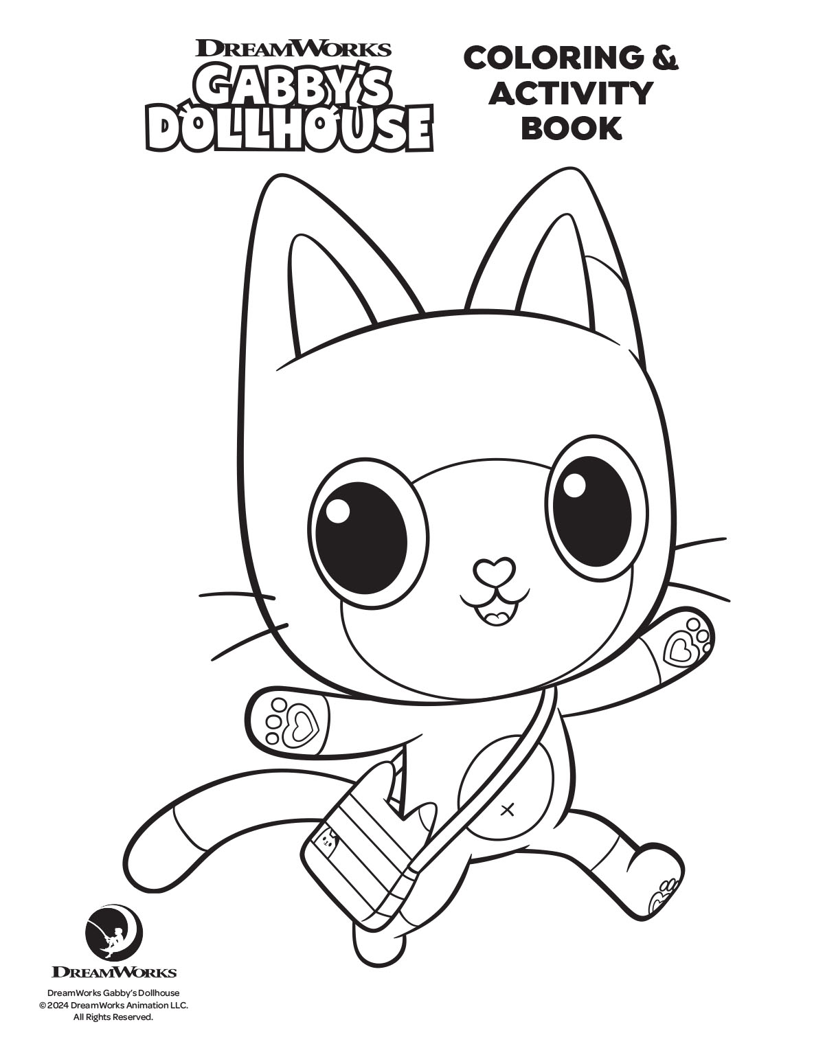 Learning is Fun. GABBY'S DOLLHOUSE COLORING & ACTIVITY BOOK